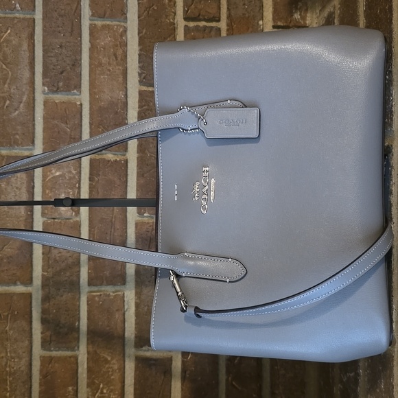 Coach | Bags | Coach Avenue Carryall Tote Gray | Poshmark